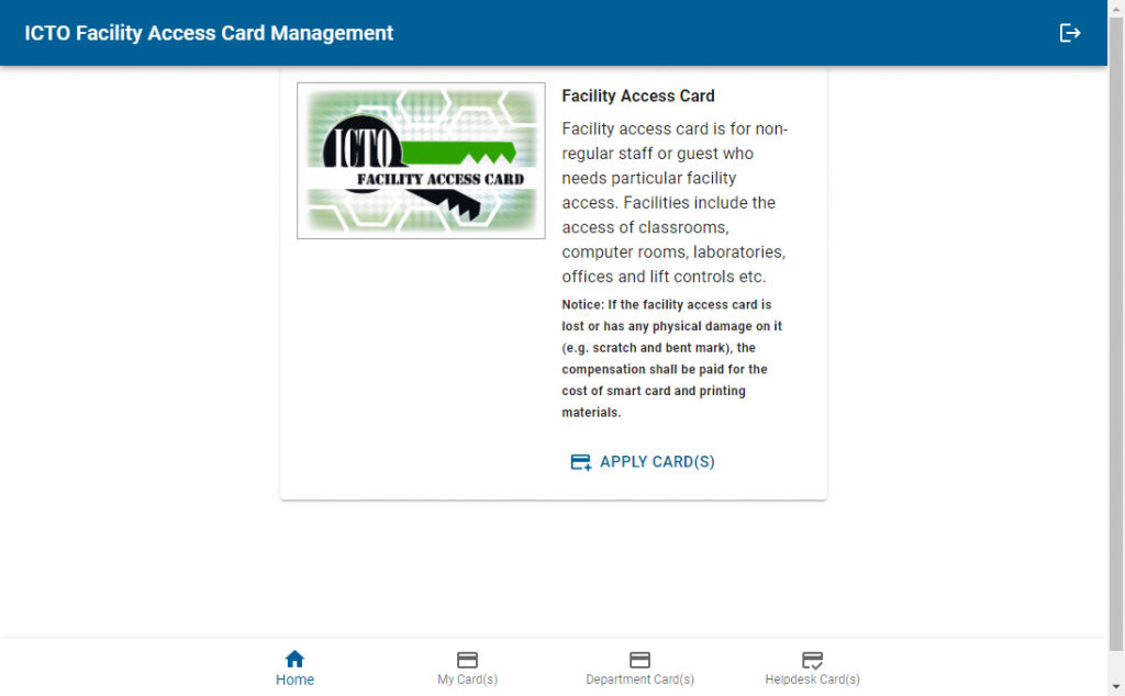 How to apply facility access card? – ICTO – FAQ