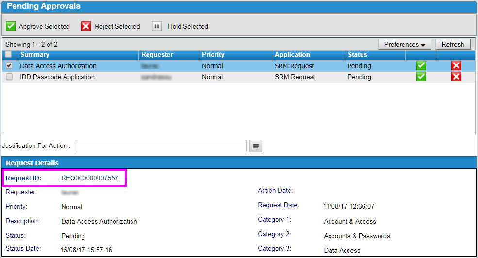 How to approve / reject request in IT Service Management System? – ICTO ...