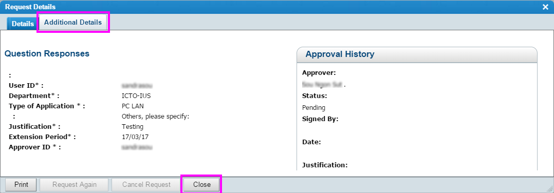 How to approve / reject request in IT Service Management System? – ICTO ...
