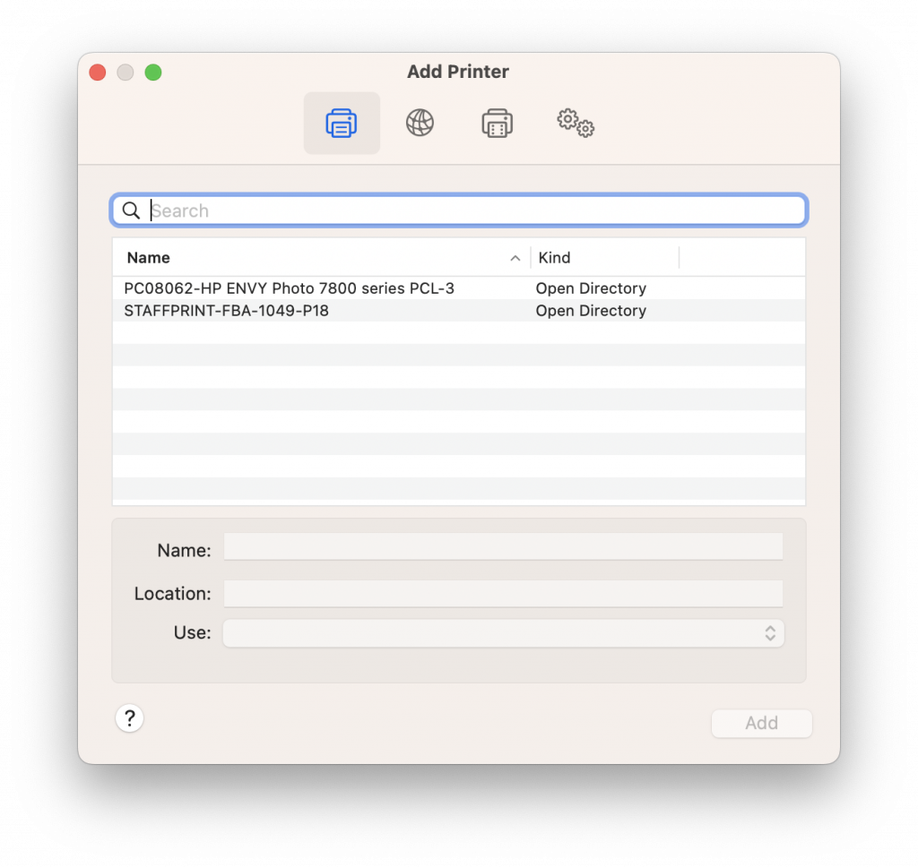 How to connect Network Printer on Campus? – ICTO – FAQ