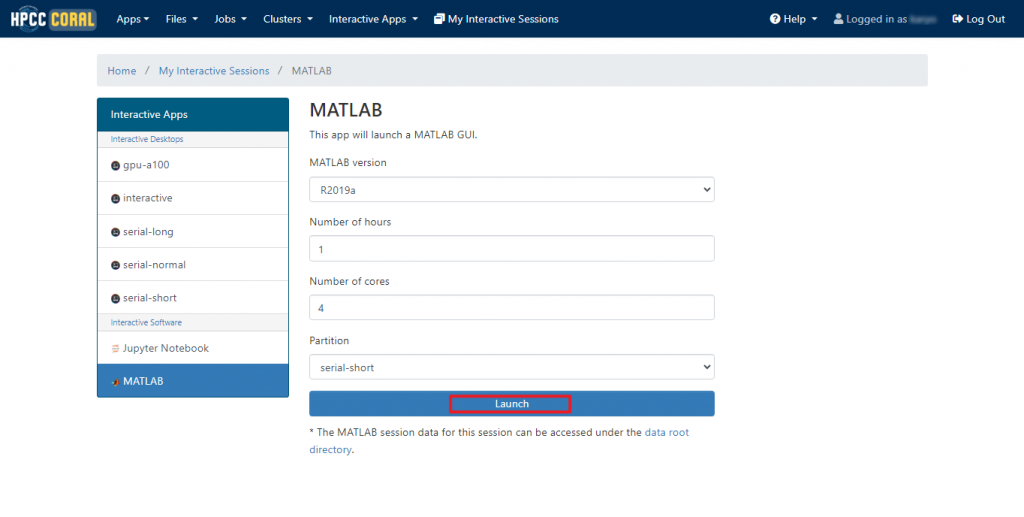 How to use Interactive Software MATLAB on HPCC? – ICTO – FAQ