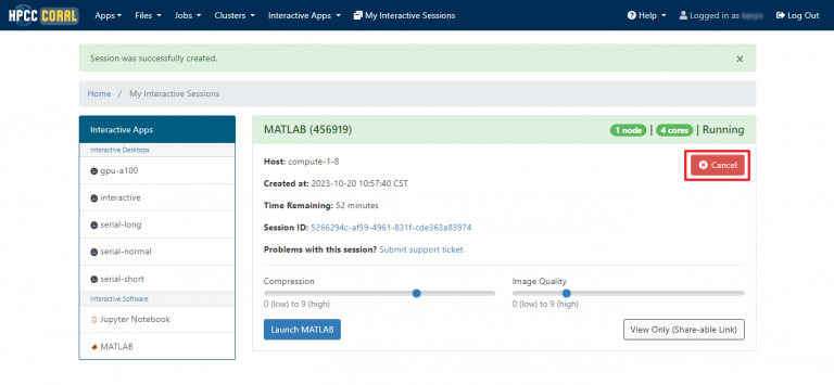How to use Interactive Software MATLAB on HPCC? – ICTO – FAQ