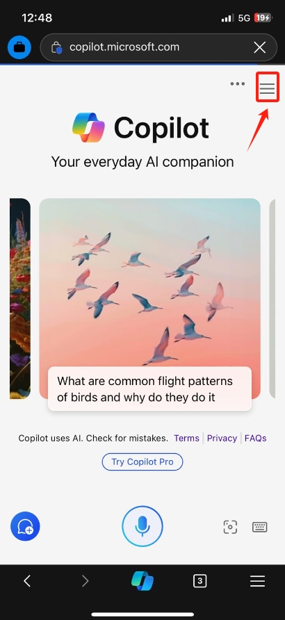 Staff user guide of GenAI tool Microsoft Copilot on Mobile Device – ICTO – FAQ