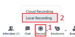 How to record meeting in VooV Meeting and Tencent Meeting? – ICTO – FAQ